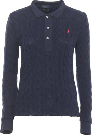 Ralph Lauren Femme, Pulls, Bleu, Taille: 42 FR Pulls &agrave; col rond