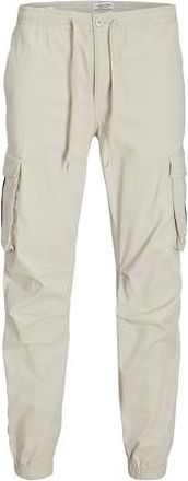 Jack & Jones Jack & Jones Homme Jpstkane Jjnoah Cuffed Noos Pantalon Cargo, Moonbeam, XL EU