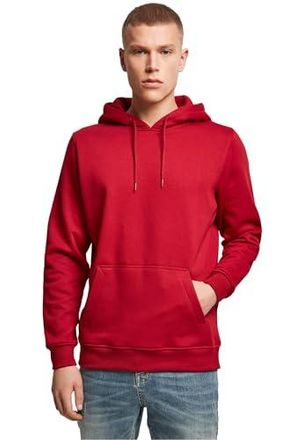 Build Your Brand By011-heavy Hoody Sweatshirt Capuche, Rubis, L Homme