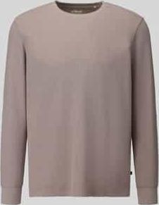 s.Oliver Red Label Regular Fit Langarmshirt aus reiner Baumwolle