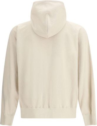 sacai Hybrid Cotton Hoodie - Beige