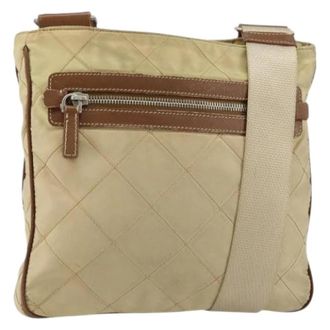 Prada Pre-owned Nylon Cross Body Bag - - Pre-owned - Damen - Beige - ONE SIZE