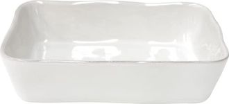 Costa Nova 221130143 Lisa Porzellan Backform, Wei&szlig;, 300mm L&auml;nge, 223mm Breite, 74mm H&ouml;he