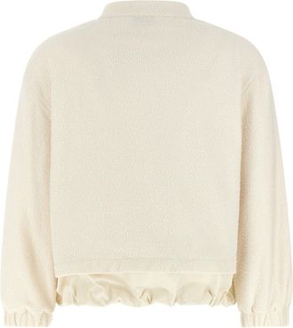 Moncler Boucl&eacute; Cardigan - Cream