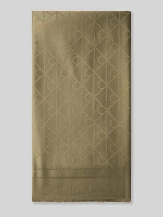 Calvin Klein Schal aus Modal mit Allover-Logo-Print