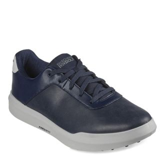Skechers Herren Drive 5 Lx Arch Golfschuh, Entspannte Passform, Ohne Spikes, Wasserdicht Sneaker, Marineblau/Grau, 42.5 EU