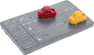 BESPORTBLE Resin Sandtisch Straßenmodell Highway Craft mit Detaillierten Straßenmarkierungen für Puppenhaus Sensorisches Psychologische Beratung und Kreative