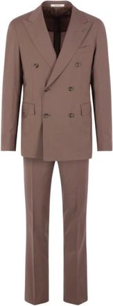 Tagliatore Homme, Costumes, Brun, Taille: S Costume crois&eacute;