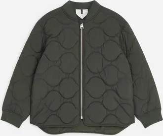 Arket Leichte Steppjacke -Gr&uuml;n