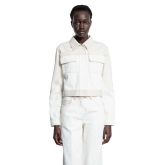 Fendi WOMAN OFF-WHITE JACKETS
