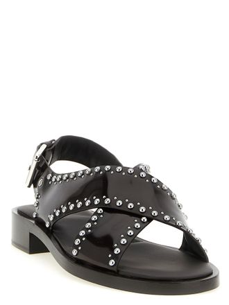 Churchs Womens Brown Calfskin Flat Sandals