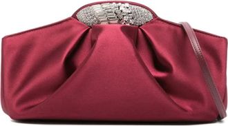 Giuseppe Zanotti pochette à ornements en cristal - Rose