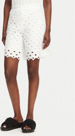 Max Mara Stoffshorts Bchuguale 2616781039 Wei&szlig; Regular Fit