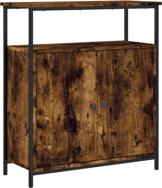 vidaXL Buffet ch&ecirc;ne fum&eacute; 70x30x80 cm bois ding&eacute;nierie