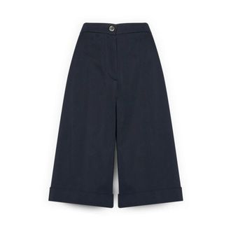 Elena Miro Baumwoll-Bermuda-Shorts - - Shorts - Damen - Blau - 2XL