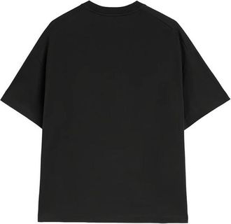 Jil Sander Crew Neck Cotton T-Shirt - Black