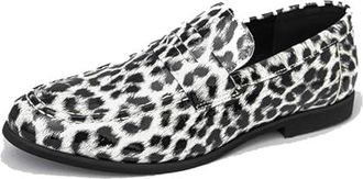 Minitoo Mocassins à enfiler pour homme avec boucle - Mocassins dété décontractés, Y2230 Blanc, 38 EU