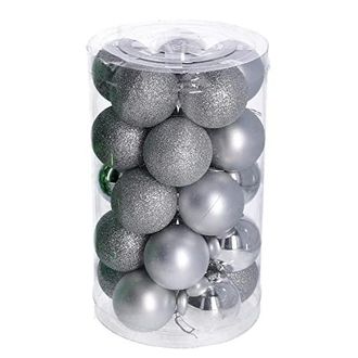 Vacchetti Giuseppe 6162360000 Kunststoff-Kugel, 25 St&uuml;ck, Silber