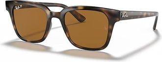 Ray-Ban Rb4323 Sonnenbrillen Hellhavana Fassung Braun Glas Polarisiert 51-20