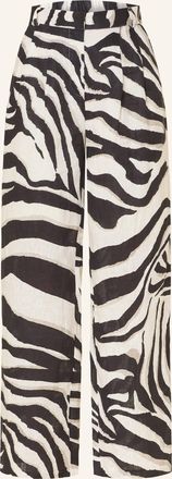 Mrs & Hugs Mrs & Hugs Leinenhose weiss