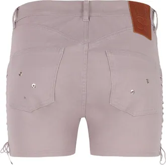 Ludovic de Saint Sernin Womens Pink Stretch Cotton Shorts