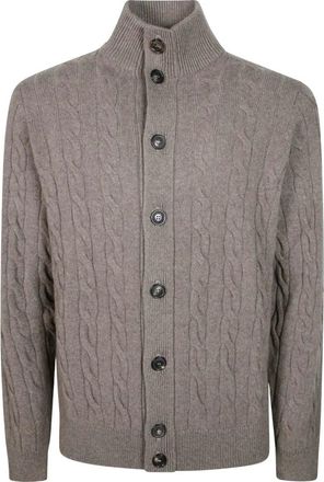 FILIPPO DE LAURENTIIS Bomber Treccia - Homme - Pulls - Beige - Taille: 2XL