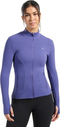 Smilodox Sportjacke Damen Kenna, Laufjacke mit Stehkragen, Sport Oberteil mit tailliertem Schnitt & Daumenl&ouml;chern, K&ouml;rperbetonte Sportjacke, Fitness Oberteil i