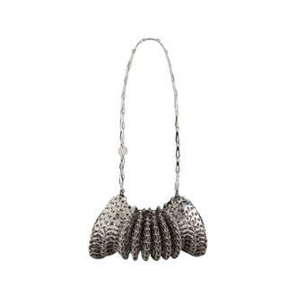 Paco Rabanne Umh&auml;ngetasche aus Kettengeflecht - - Bags - Damen - Grau - ONE SIZE