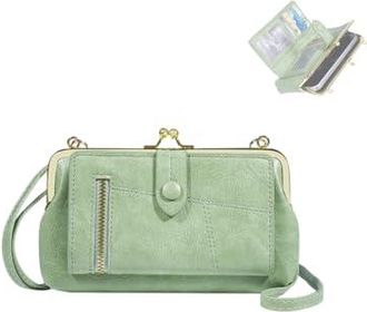 Generic Sac bandoulière pour téléphone avec compartiment multi-cartes, pouvant contenir carte didentité, carte de crédit, espèces, porte-monnaie, téléphone et