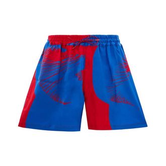 Bottega Veneta Elegante Multicolor Viskose Shorts - - Swimwear - Herren - Mehrfarbig - S