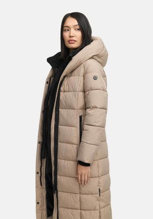 Marikoo Winterjacke Pakoraa extra langer Winter Mantel mit abnehmbaren Innenteil