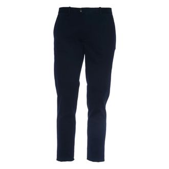 Circolo 1901 Homme, Pantalons, Bleu, Taille: XL Pantalon Chino Slim Fit Bleu Marine