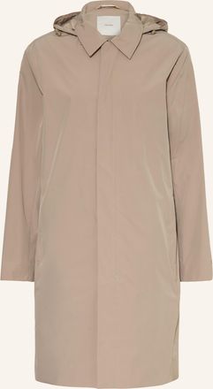 Calvin Klein Mantel Mit Abnehmbarer Kapuze beige