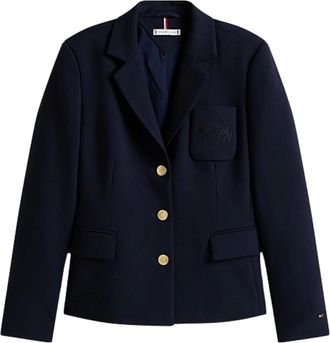 Tommy Hilfiger Femme, Vestes, Bleu, Taille: 34 FR Slim Fit Blazer