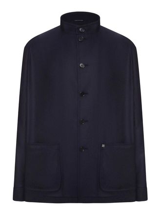 Tagliatore Manteau Au Genou - Bleu