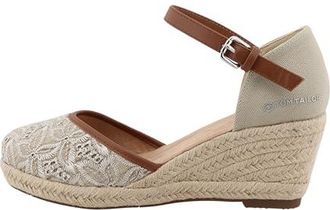 Tom Tailor Femme 5390090022 Sandale cale, Sable, 39 EU