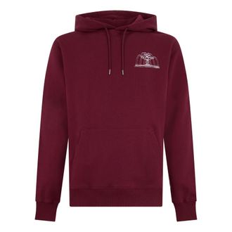 Dr&ocirc;le de Monsieur Fountain Print Hoodie - - Sweatshirts & Hoodies - Herren - Rot - XL
