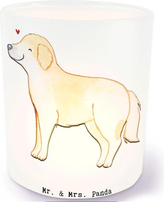 Mr. & Mrs. Panda Windlicht Golden Retriever Lebensretter - Geschenk, Windlichter, Goldie Hund, Glas Teelichthalter, Kerzenhalter, teelichtleuchter