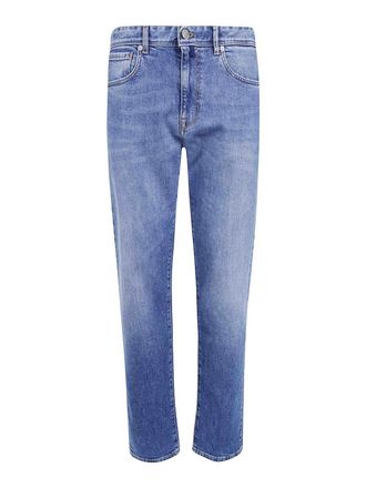 Incotex Jean Droit - Bleu