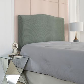 Generic Elastische Version Bettkopfteil Bezug Vollformat Kopfteil Bezug Staubschutzh&uuml;lle f&uuml;r Polsterm&ouml;bel im Schlafzimmer Bohnengr&uuml;n Kopfteil f&uuml;r kalifornisch