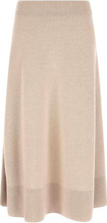 Agnona Jupe Midi - Beige