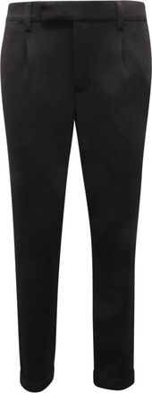 Officina36 Homme, Pantalons, Noir, Taille: S Textu Pantalons