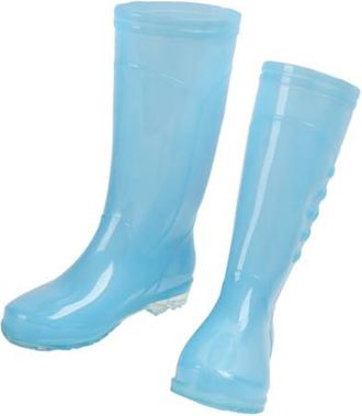 DOITOOL Bottes De Pluie Transparentes en PVC Antidérapantes Et Imperméables pour Femmes, Haute Tige Taille 38, Chaussures De Pluie Dextérieur Imperméables, Pa