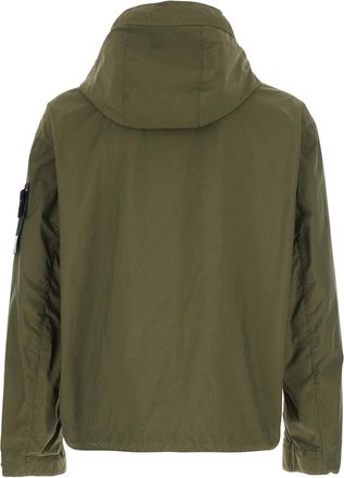Stone Island Hooded Technical Jacket - Green