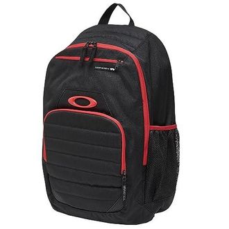 Oakley Enduro 4.0 - Sac &agrave; dos de 25 L, Noir/Rouge, One Size