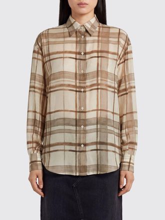 Brunello Cucinelli Chemise Femme couleur Beige