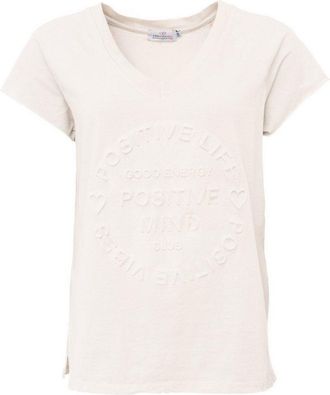 Zwillingsherz T-Shirt Damen T-Shirt Positive Mind in verschiedenen Farben Aufdruck Positive Mind
