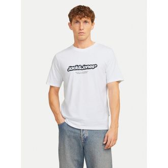 Jack & Jones Jack & Jones T-Shirt Vesterbro 12265740 Wei&szlig; Relaxed Fit