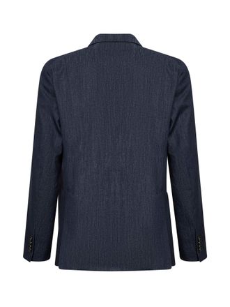 Tagliatore Mens Blazer Montecarlo Blue Cotton Jacket