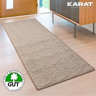 Floordirekt Teppich-L&auml;ufer auf Ma&szlig; Geneva Beige 200 x 400 cm